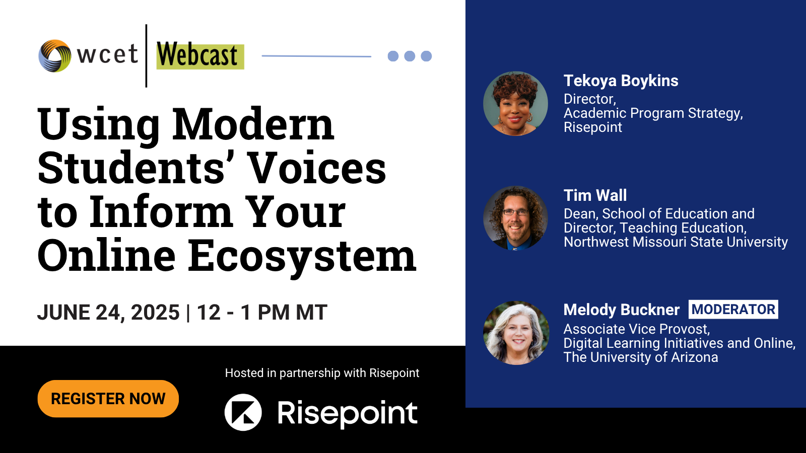 Using Modern Students’ Voices to Inform Your Online Ecosystem - WICHE